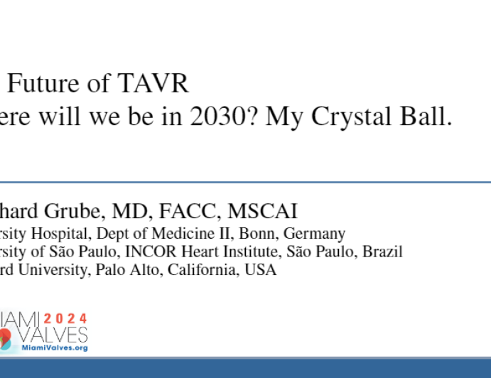The Future of TAVR: Where will we be in 2030? My Crystal Ball | tctmd.com